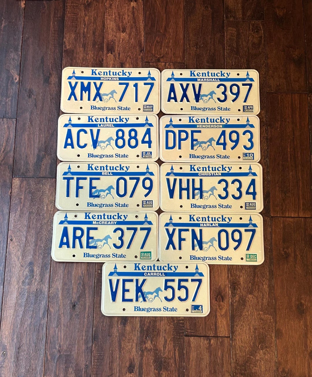 Kentucky Choice of License Plate, License Plate Bluegrass State ...