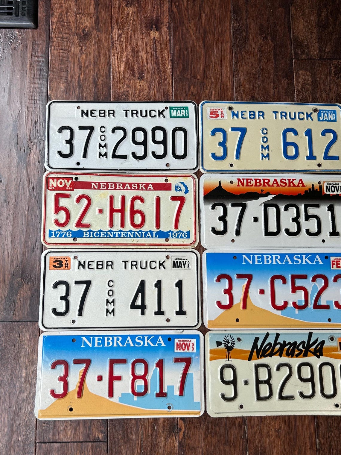 Nebraska License Plates Your Choice, Vintage Nebraska License Plates ...