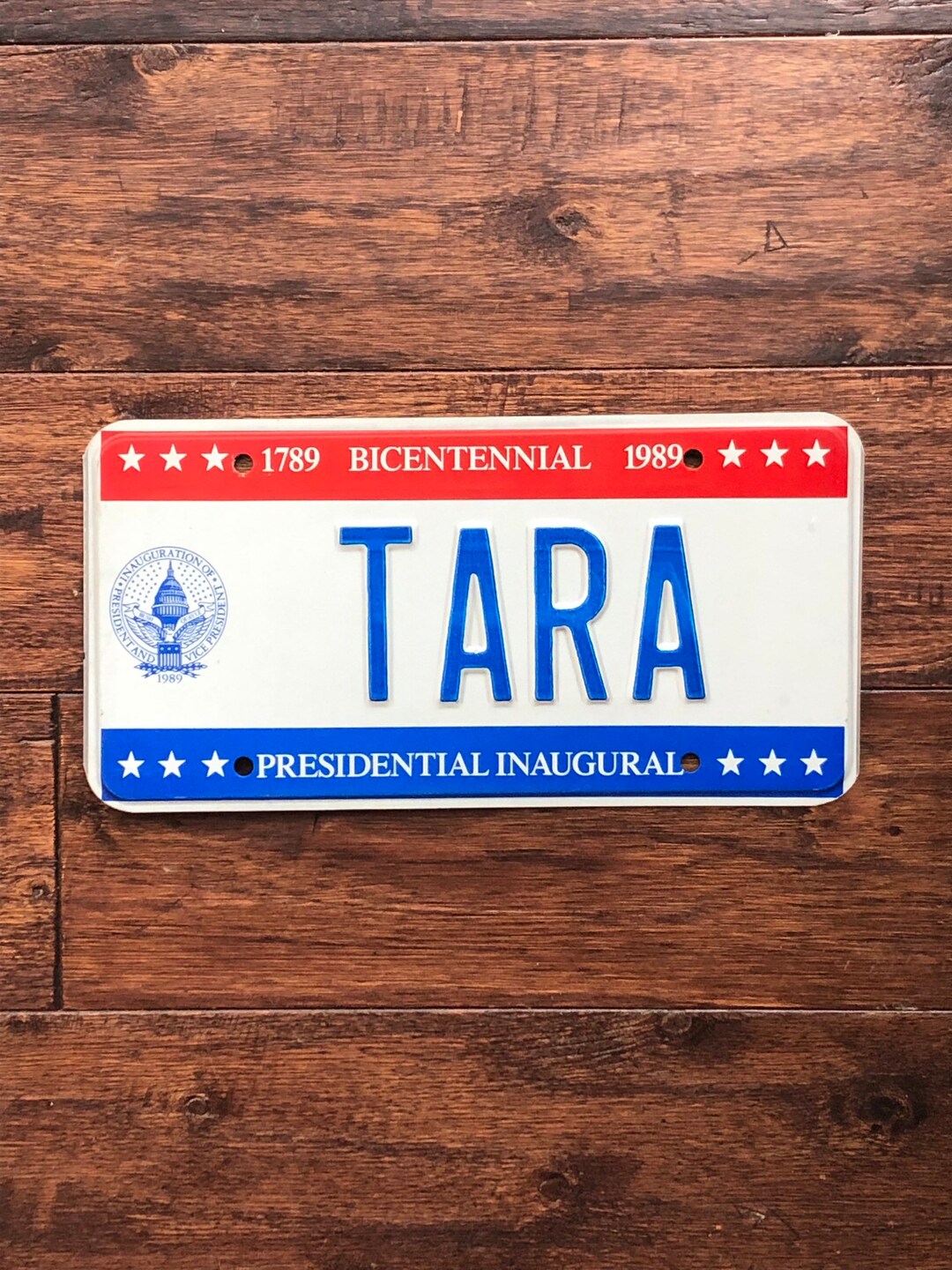 License Plate Washington DC Presidential Inauguration 1989, Washington ...