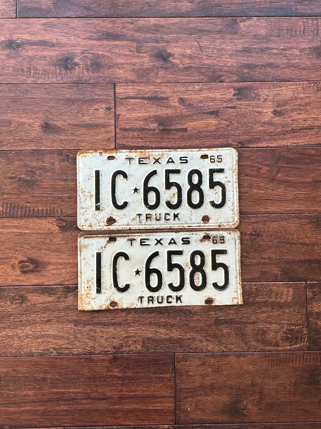 License Plates Texas 1965 Truck Pair, Texas 1965 Pair, Texas License ...