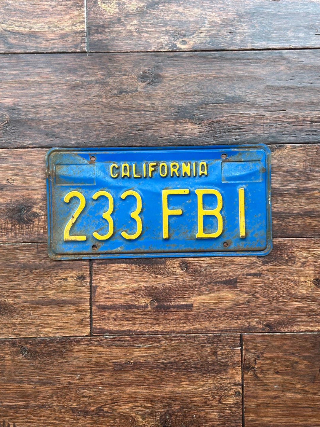 License Plate California, Vintage California License Plate 1980s, Old ...