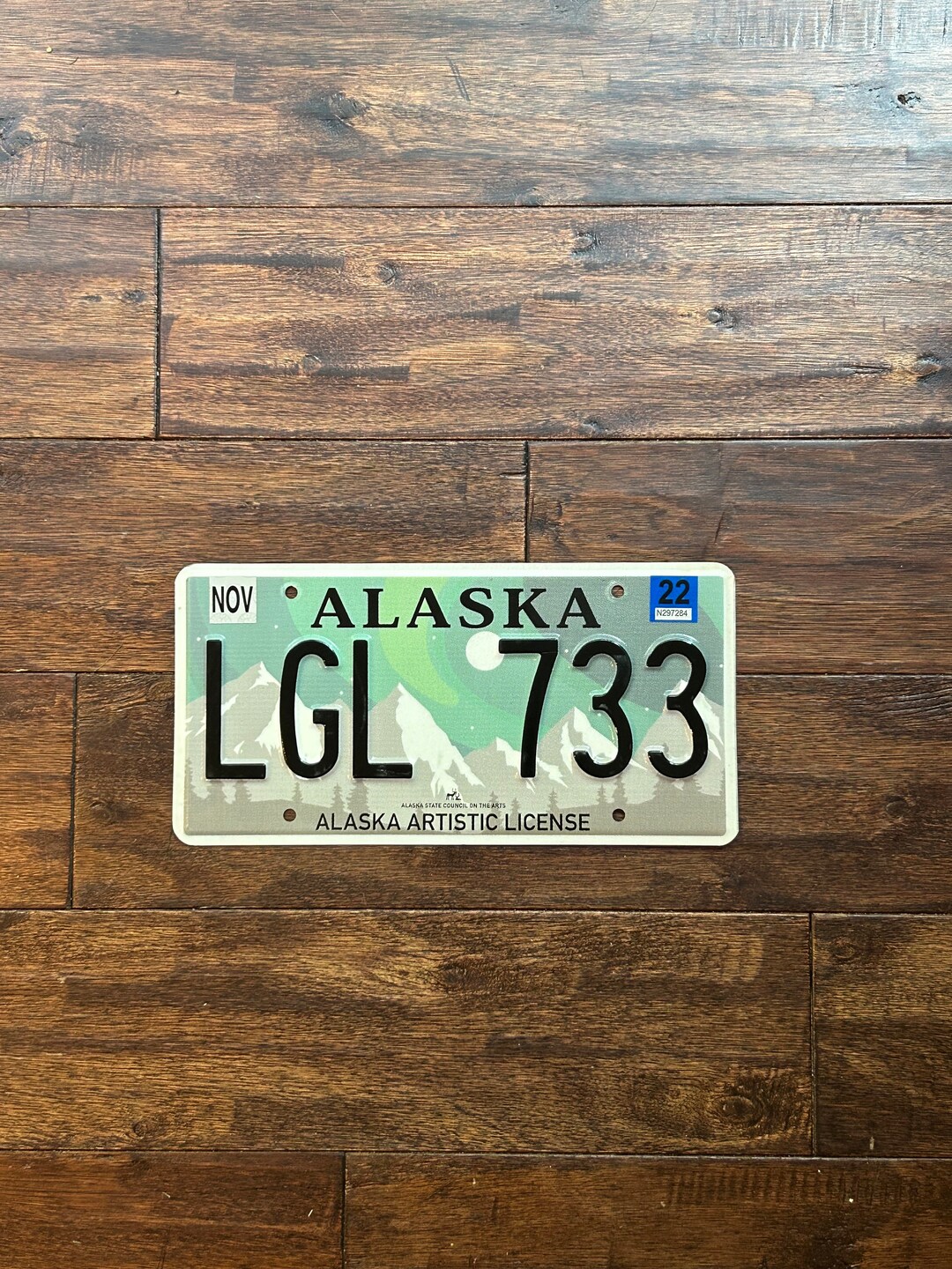 Alaska Artistic License Plate, License Plate Alaska Artistic License ...