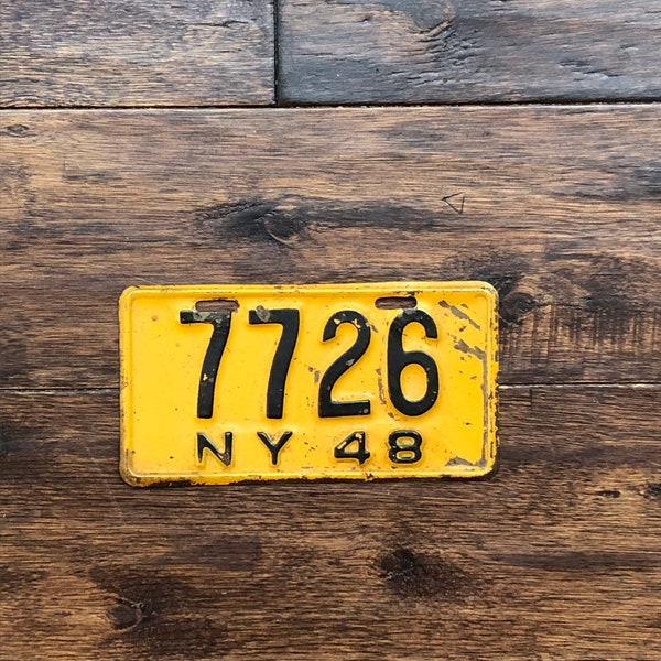 License Plate Motorcycle New York - Etsy