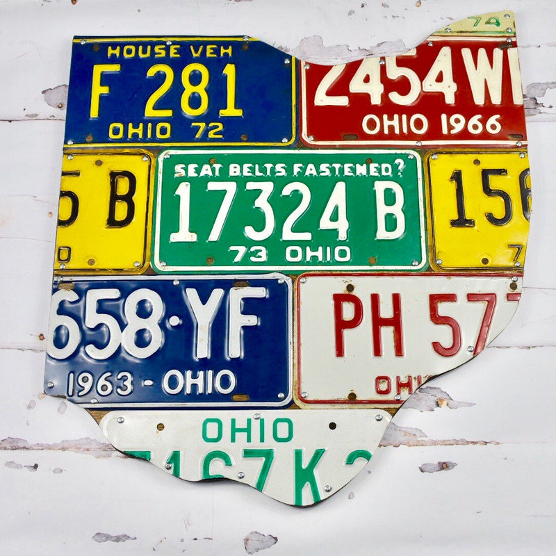 License Plate Art - Etsy