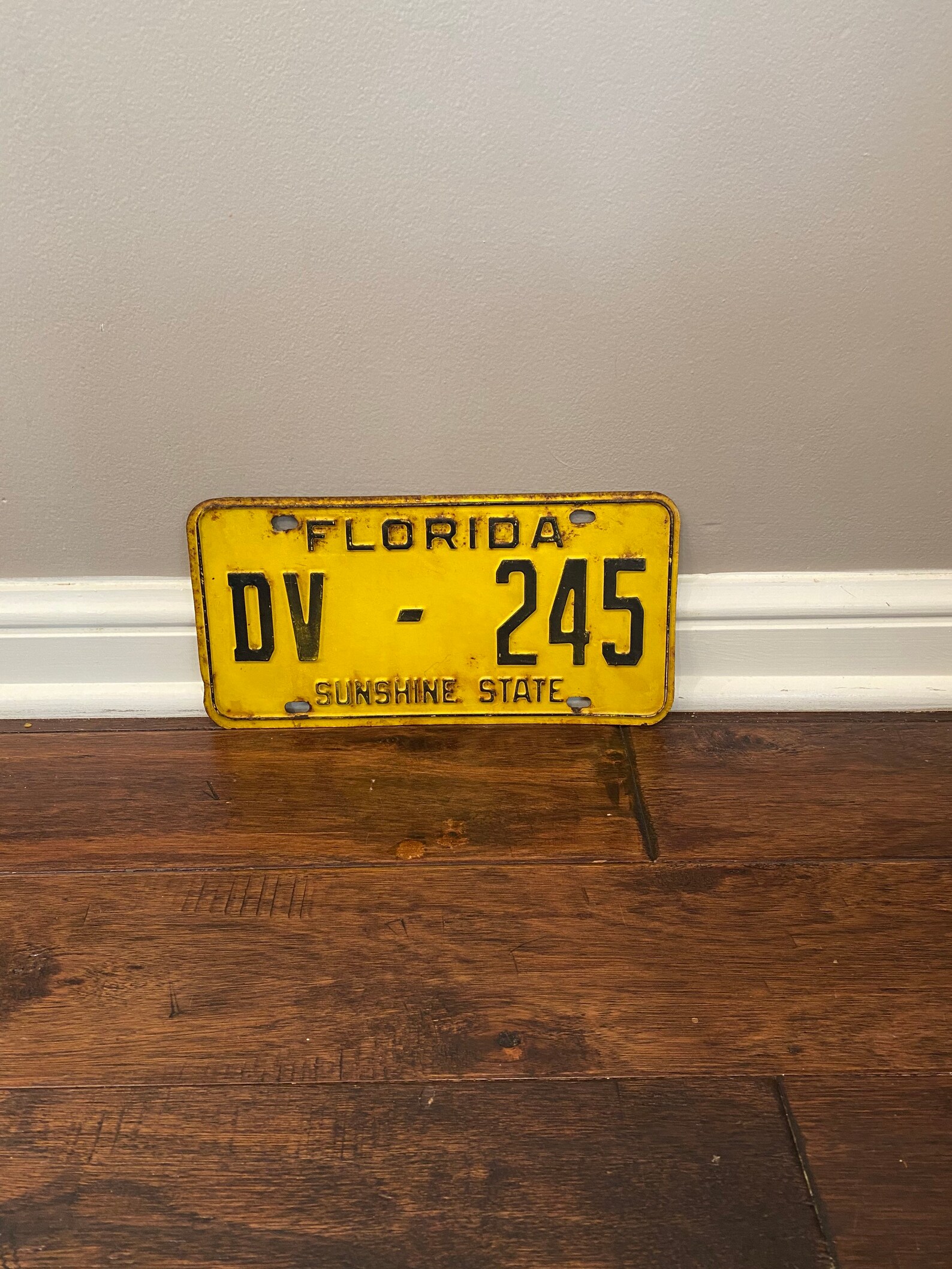 License Plate Florida 1961 Disabled Veteranlicense Plate Rare | Etsy