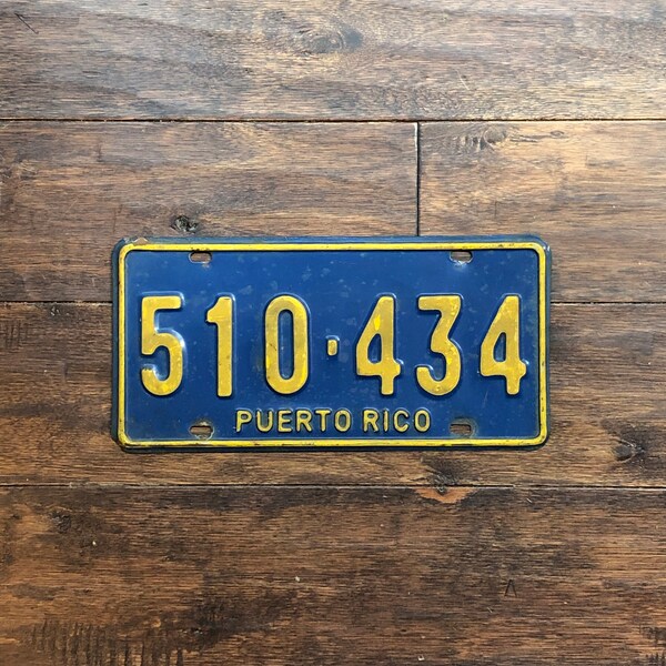 License Plate Puerto Rico - Etsy