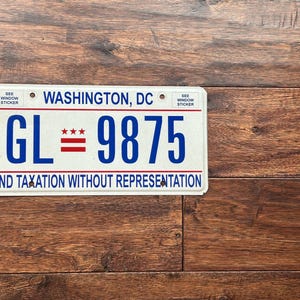 License Plate Washington Dc, District of Columbia License Plate 2020s ...
