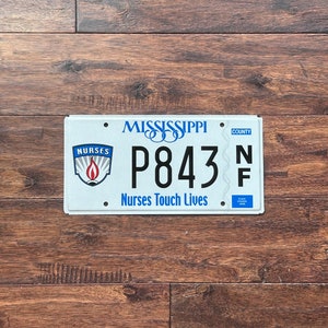 License Plate Mississippi Nurses Touch Lives,mississippi License Plate ...