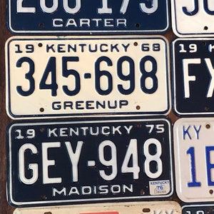 Kentucky Choice of License Plate, Pick Your Plate, License Plates ...
