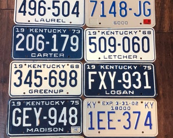 Kentucky Choice of License Plate, Pick Your Plate, License Plates ...
