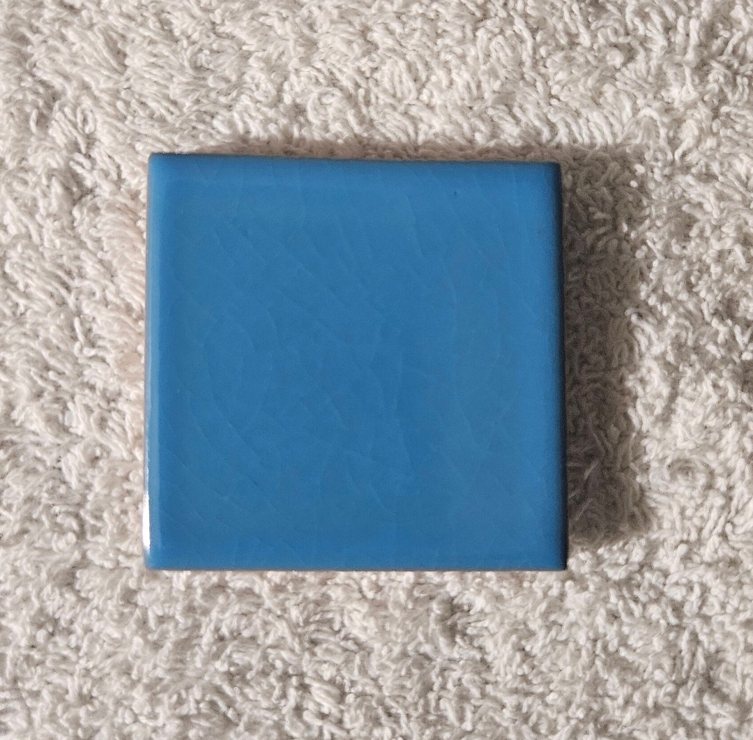 Glossy "turquoise Blue Ocean" Mexican Talavera Ceramic Tiles 2x2 - Etsy
