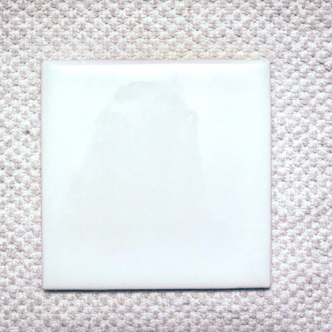 Glossy Solid Ice White Ceramic Tiles by American Olean 4.25x4.25 - Etsy