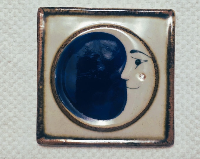 Glossy Artisan Stone Crescent Moon Mexican Ceramic Tiles 4.25x4.25 - Etsy