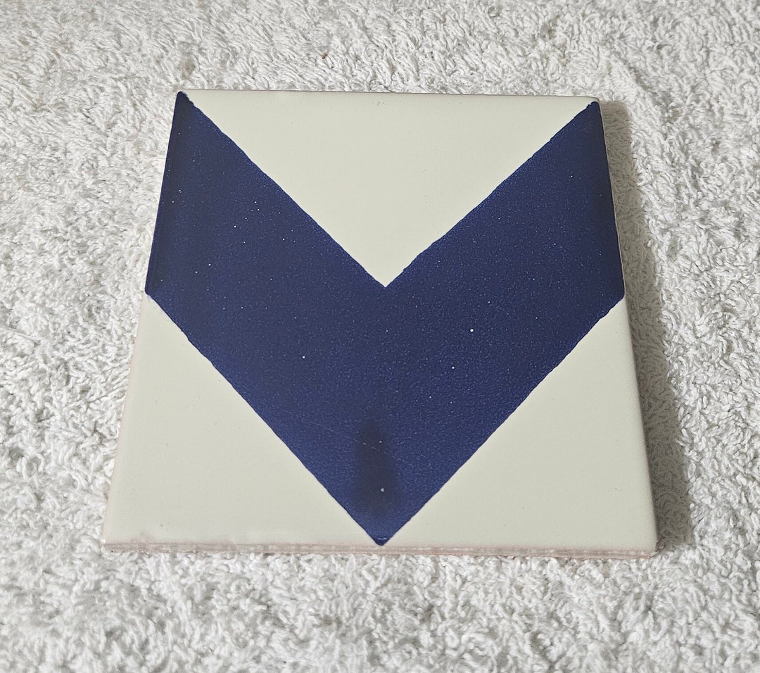 Glossy "solid Blue Vex" Mexican Talavera Ceramic Tiles 4.25x4.25 - Etsy