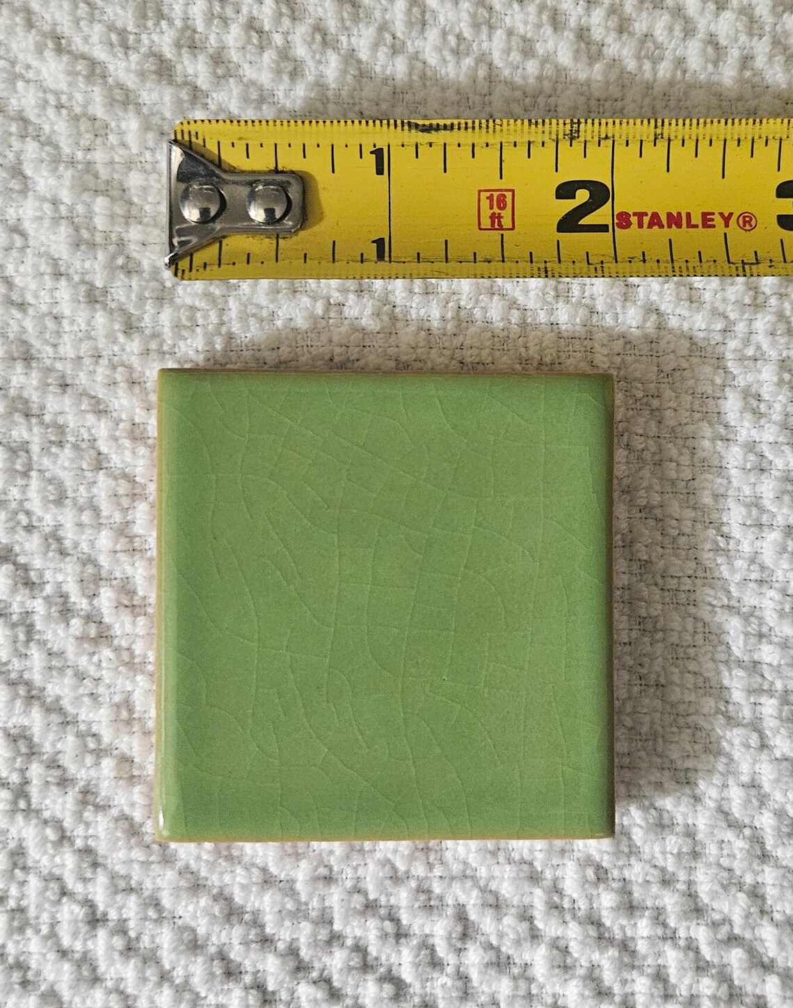 Glossy "frog Green" Mexican Talavera Ceramic Tiles 2X2 - Etsy
