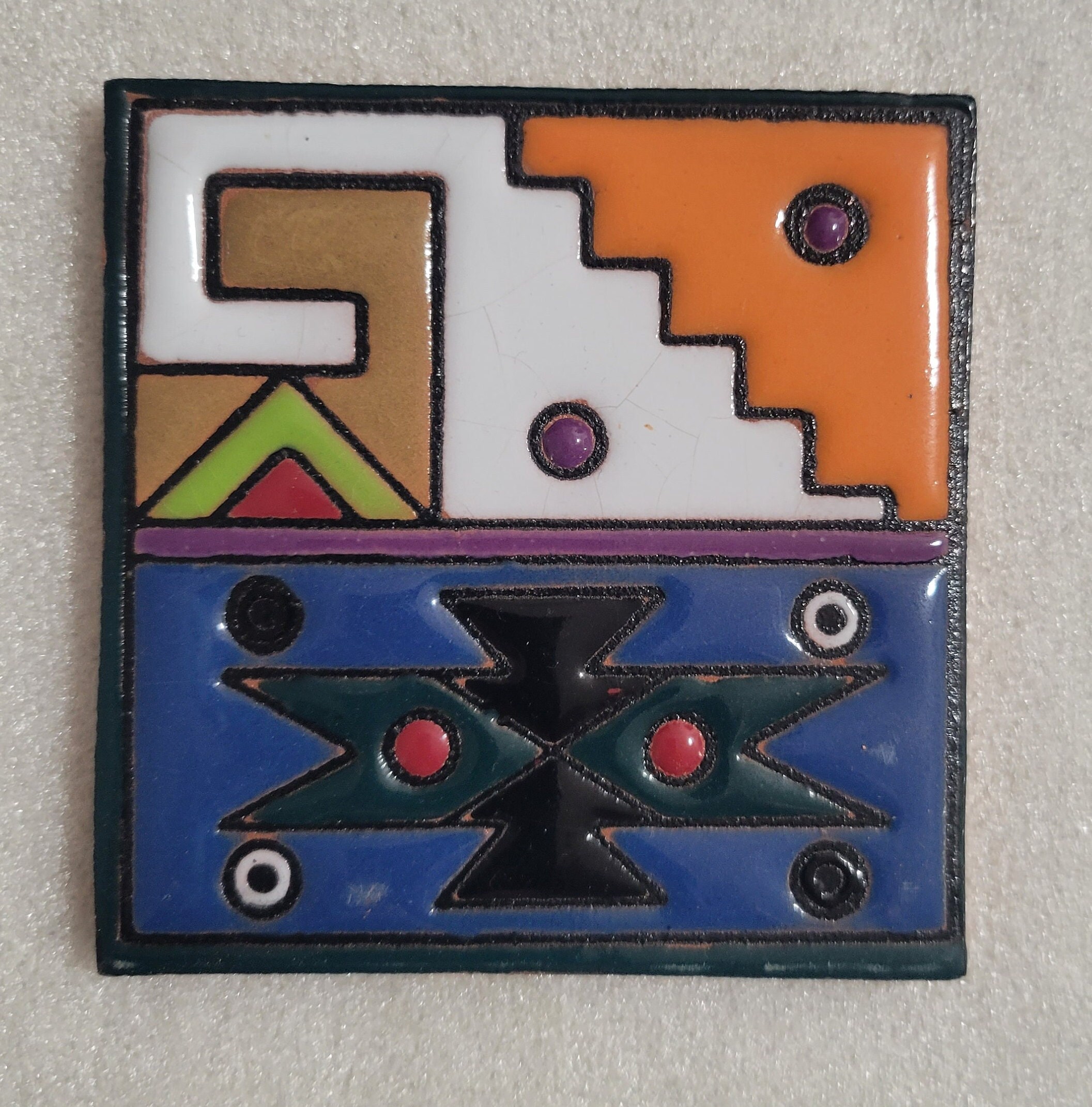 Glossy Raised Texture southwestern GEO Arrow - Etsy