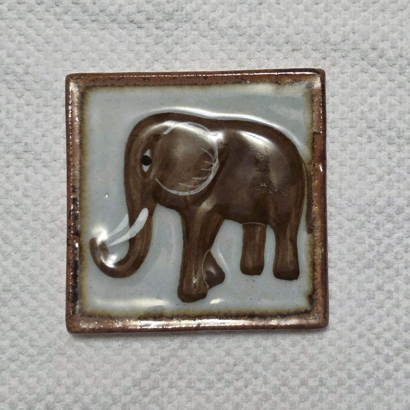 Elephant Tile - Etsy