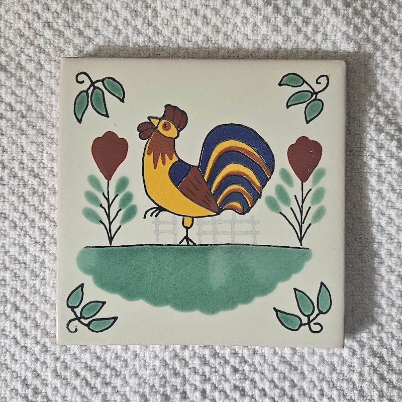 Rooster Tiles - Etsy