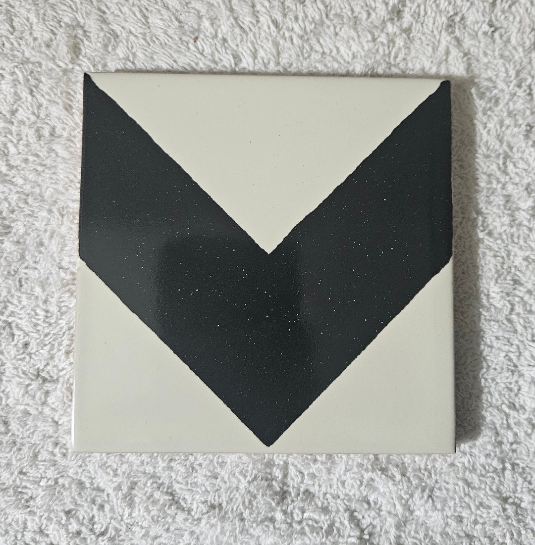 Glossy "solid Black Vex" Mexican Talavera Ceramic Tiles 4.25x4.25 - Etsy