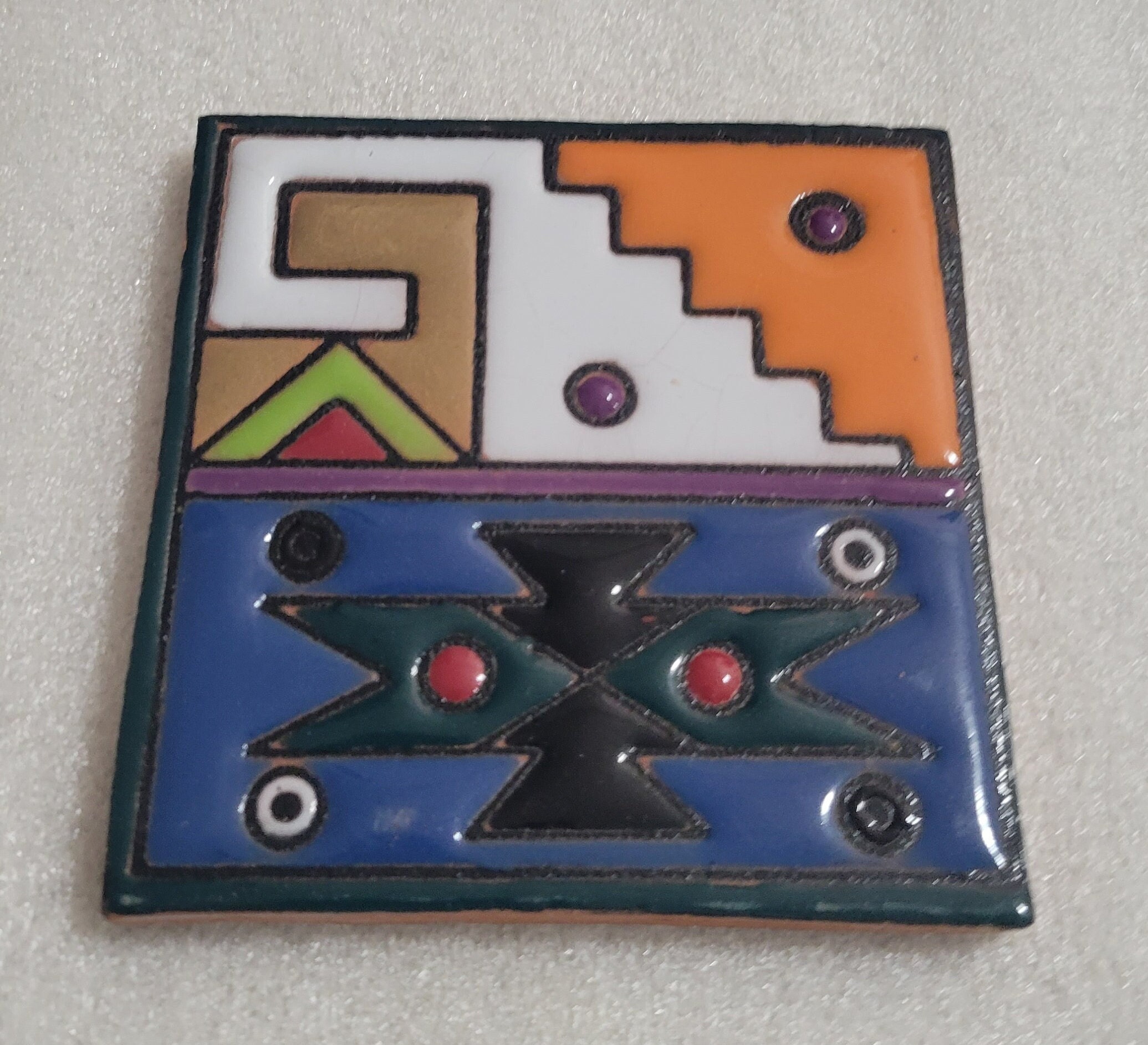 Glossy Raised Texture southwestern GEO Arrow - Etsy
