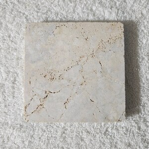 Handmade Turkish Limestone Tile: Alexandria Gold, 4x4 Accent Tile - Etsy