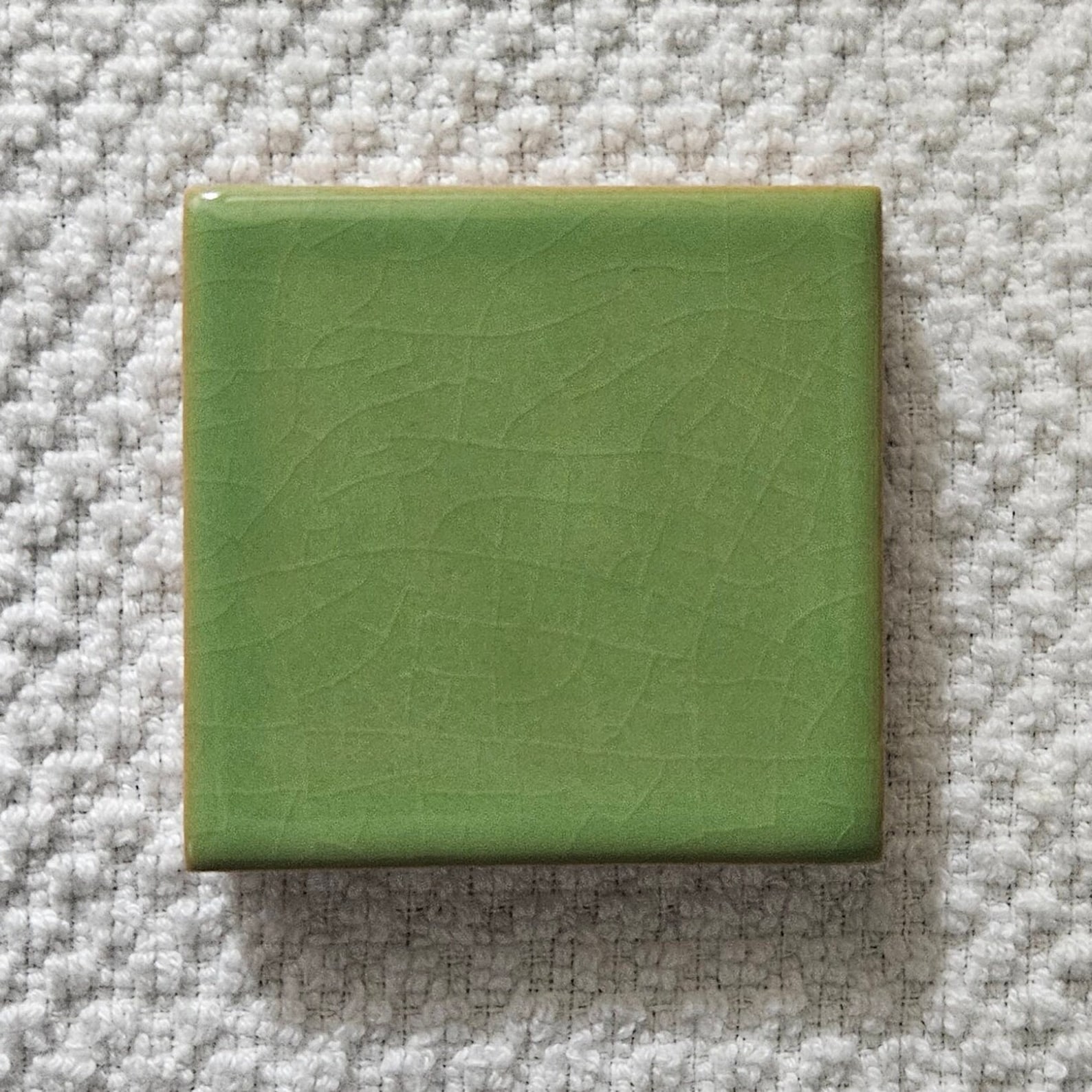 Glossy "frog Green" Mexican Talavera Ceramic Tiles 2X2 - Etsy