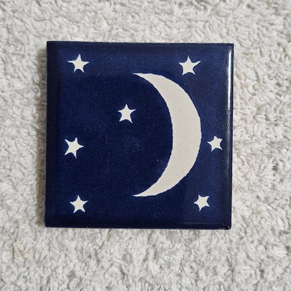 Moon Ceramic Tile - Etsy
