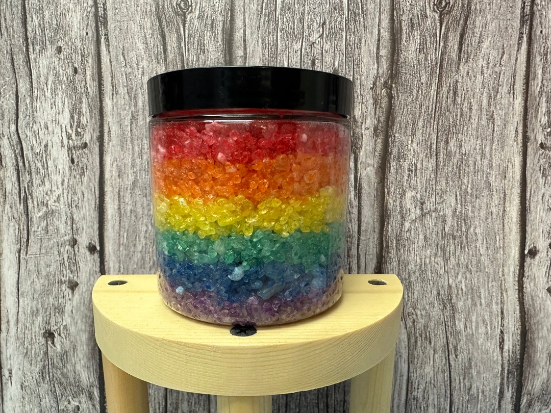 Rainbow Bath Salts - Etsy