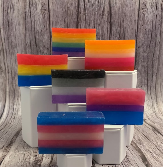 Pride Flag Scented Soap - Etsy