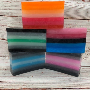 Demiboy/demigirl Pride Flag Soap - Etsy