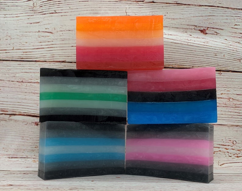 Pride Flag Scented Soap - Etsy