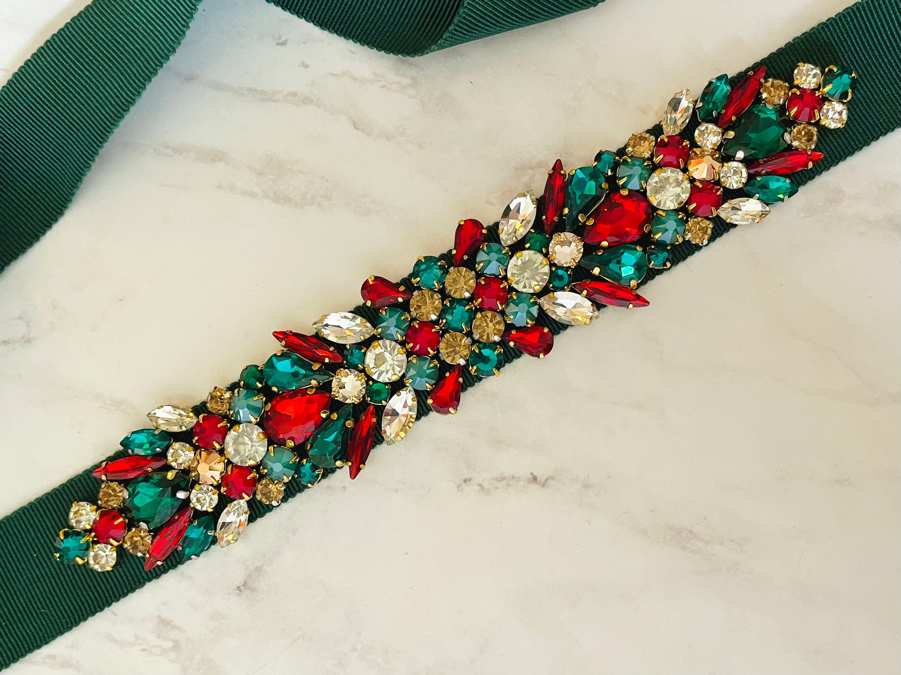 Dark Emerald Green, Hunter, Garnet Red, Topaz Gold, and Clear Crystal ...
