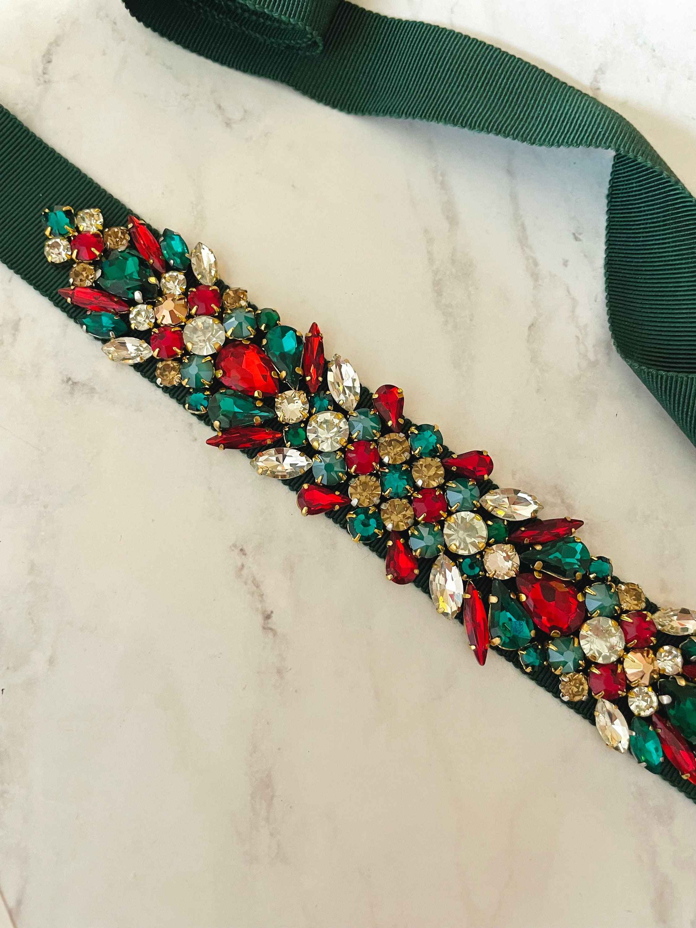 Dark Emerald Green, Hunter, Garnet Red, Topaz Gold, and Clear Crystal ...