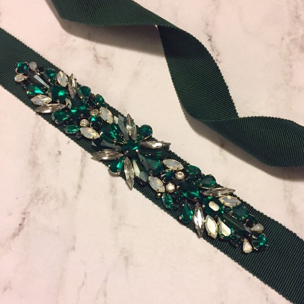 Beaded Bridal Sash - Etsy