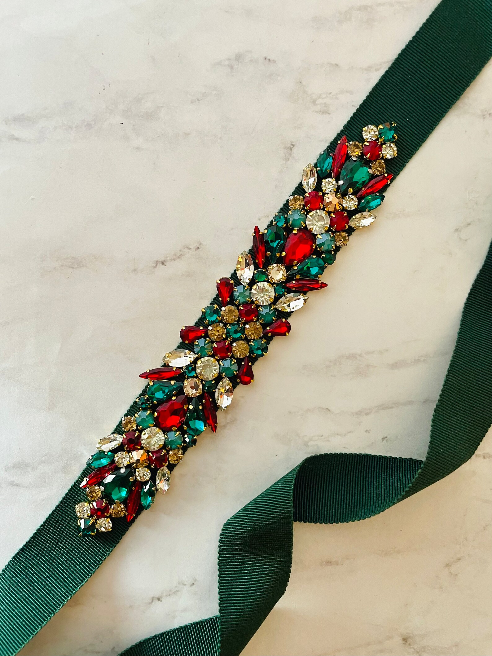Dark Emerald Green, Hunter, Garnet Red, Topaz Gold, and Clear Crystal ...