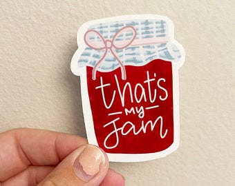 That's My Jam Sticker Funny Sticker for Kids 90s - Etsy
