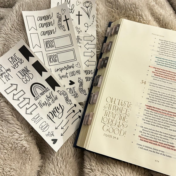 Bible Journal Stickers - Etsy