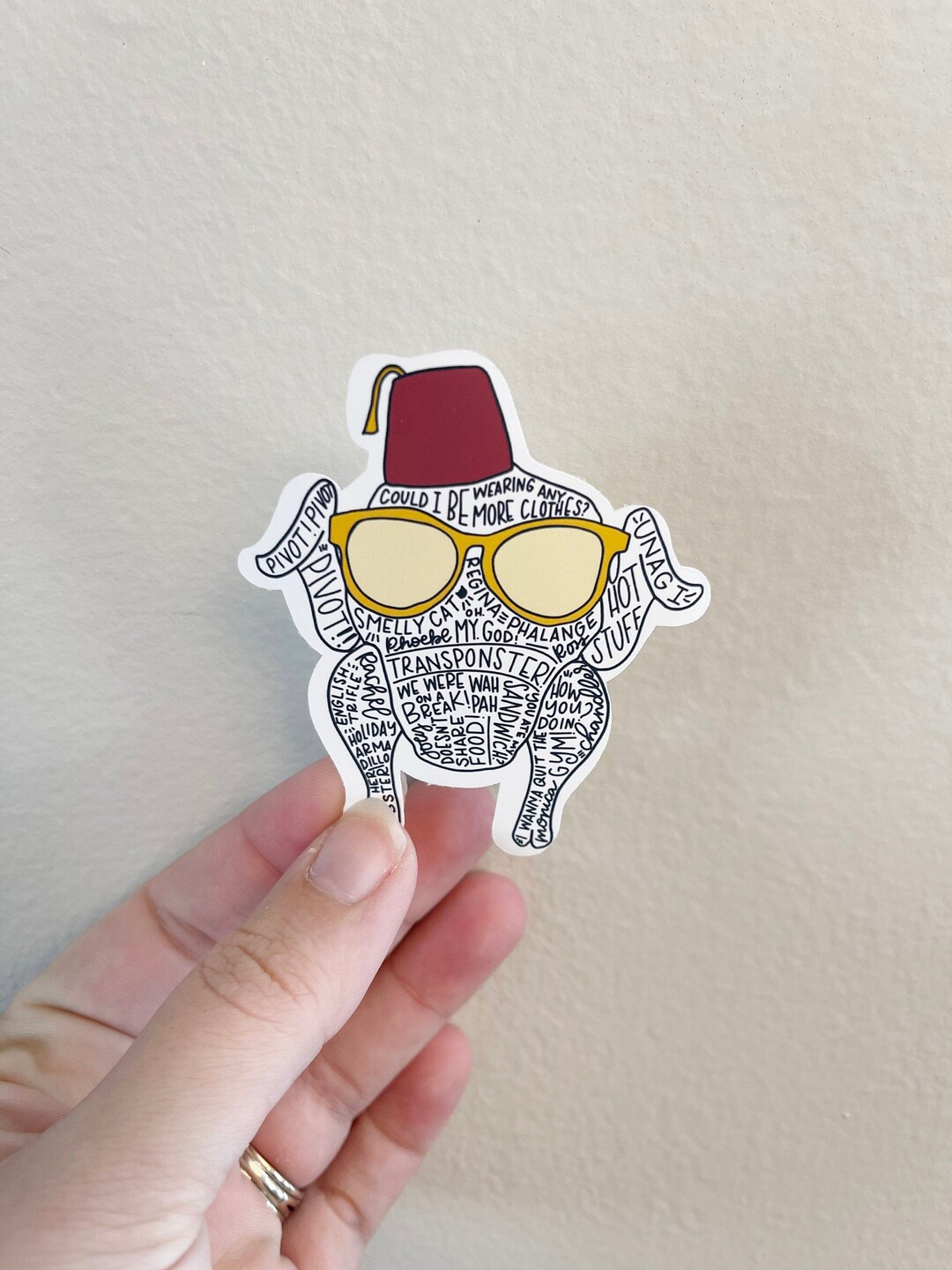Friends Turkey Vinyl Sticker, Gift - Etsy