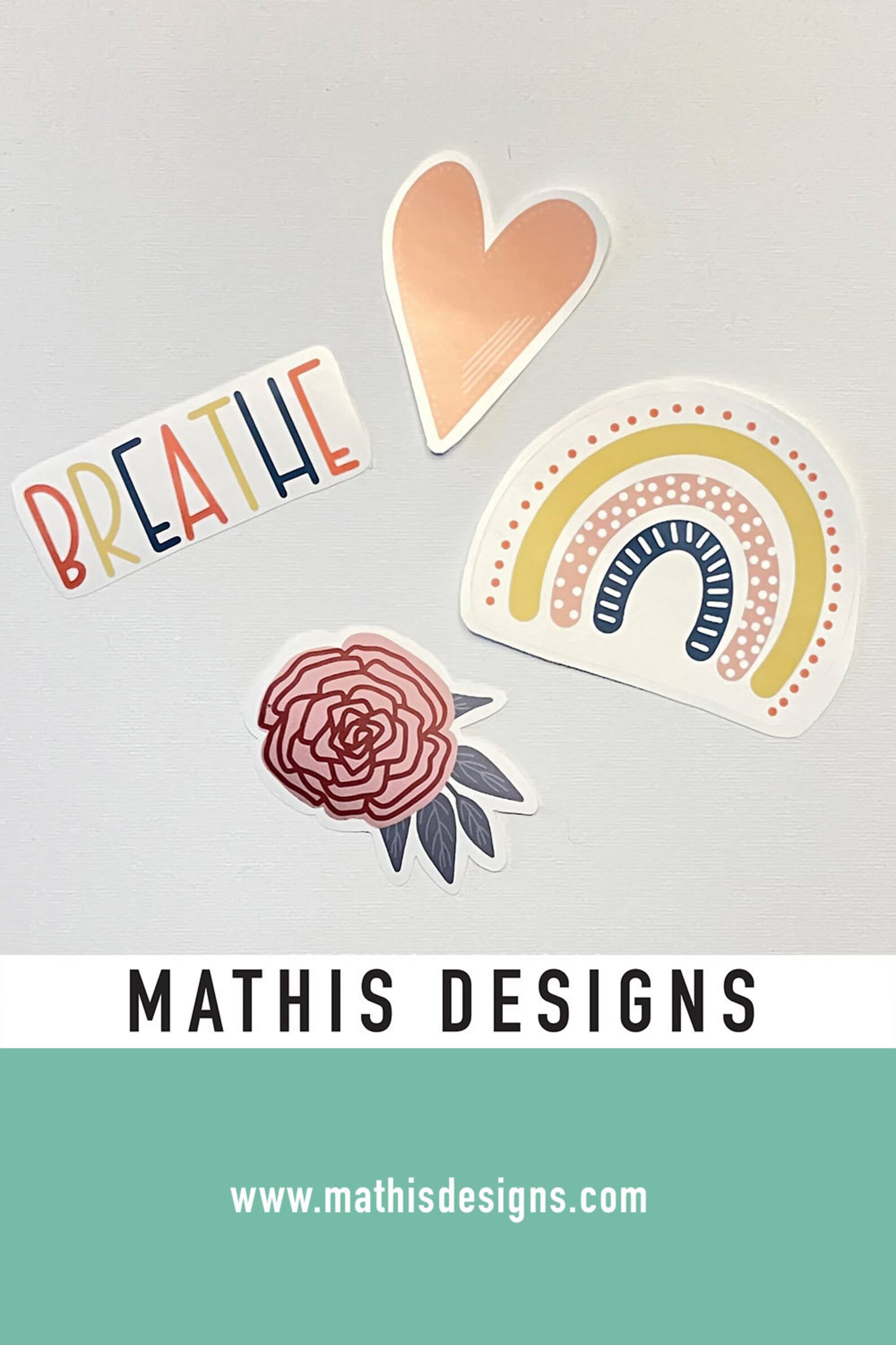 Boho Sticker Set 4 Pack - Etsy