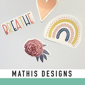 Boho Sticker Set 4 Pack - Etsy