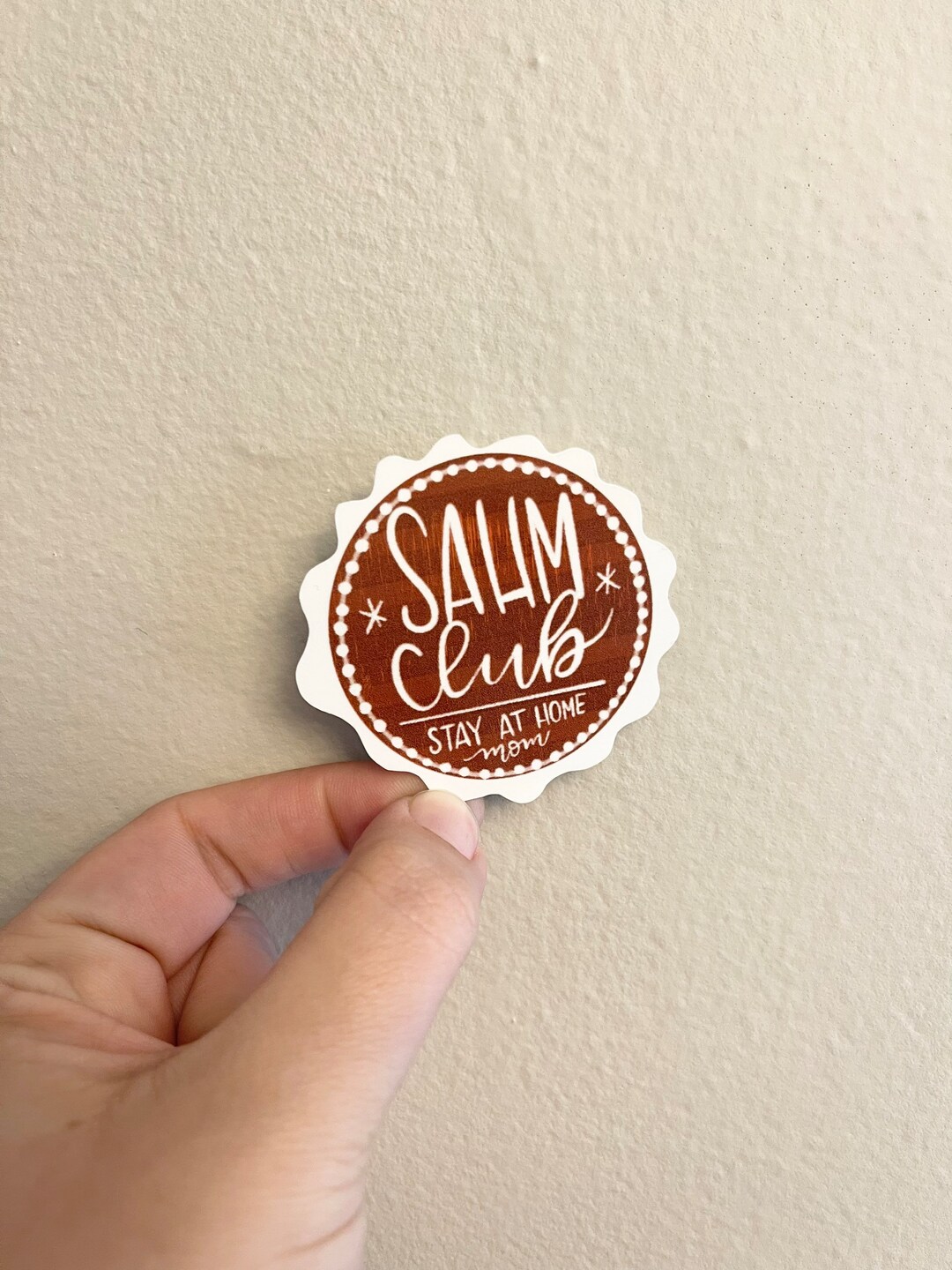 SAHM Sticker, Stay at Home Mom Sticker, Neutral Colored Mom Sticker ...