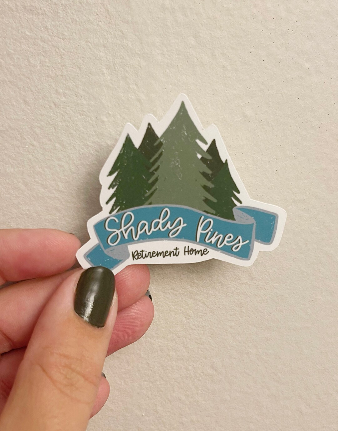 Shady Pines Sticker, Gift - Etsy