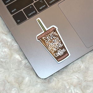 Coffee Lover Sticker Set, Gift - Etsy