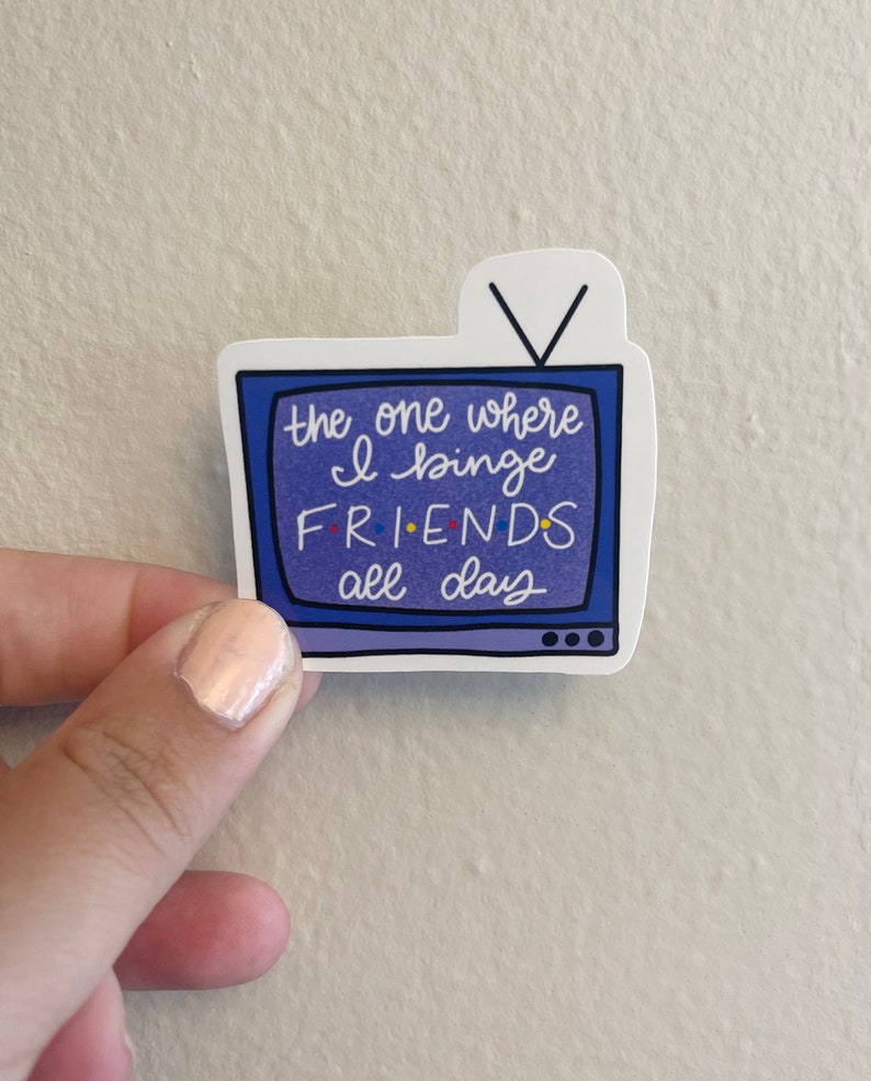 Friends TV Show Sticker Pack of 8 - Etsy