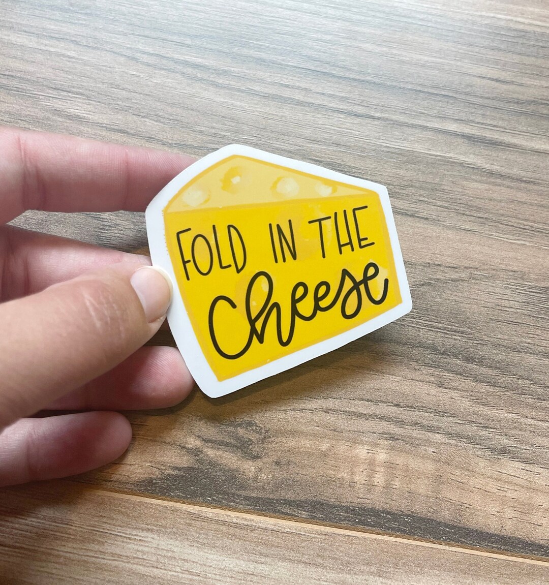 Fold in the Cheese Sticker, Gift - Etsy