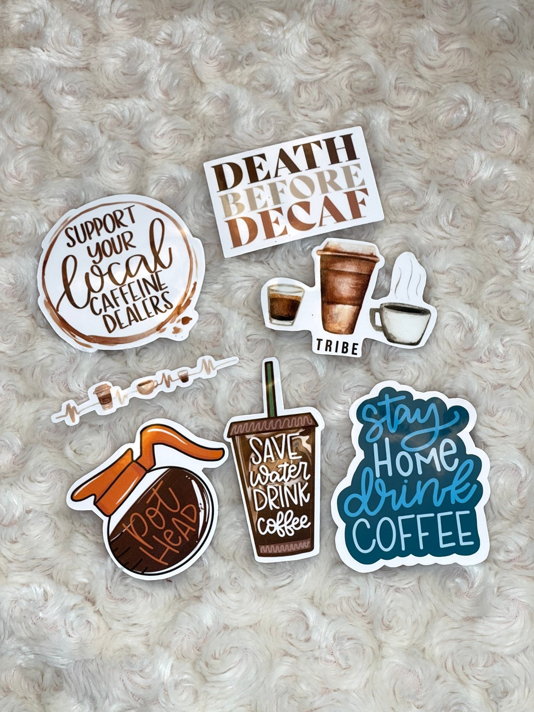 Coffee Lover Sticker Set, Gift - Etsy