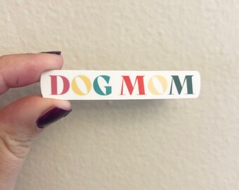 Dog Mom Sticker Dog Mom Flower Sticker Dog Mom Flower - Etsy