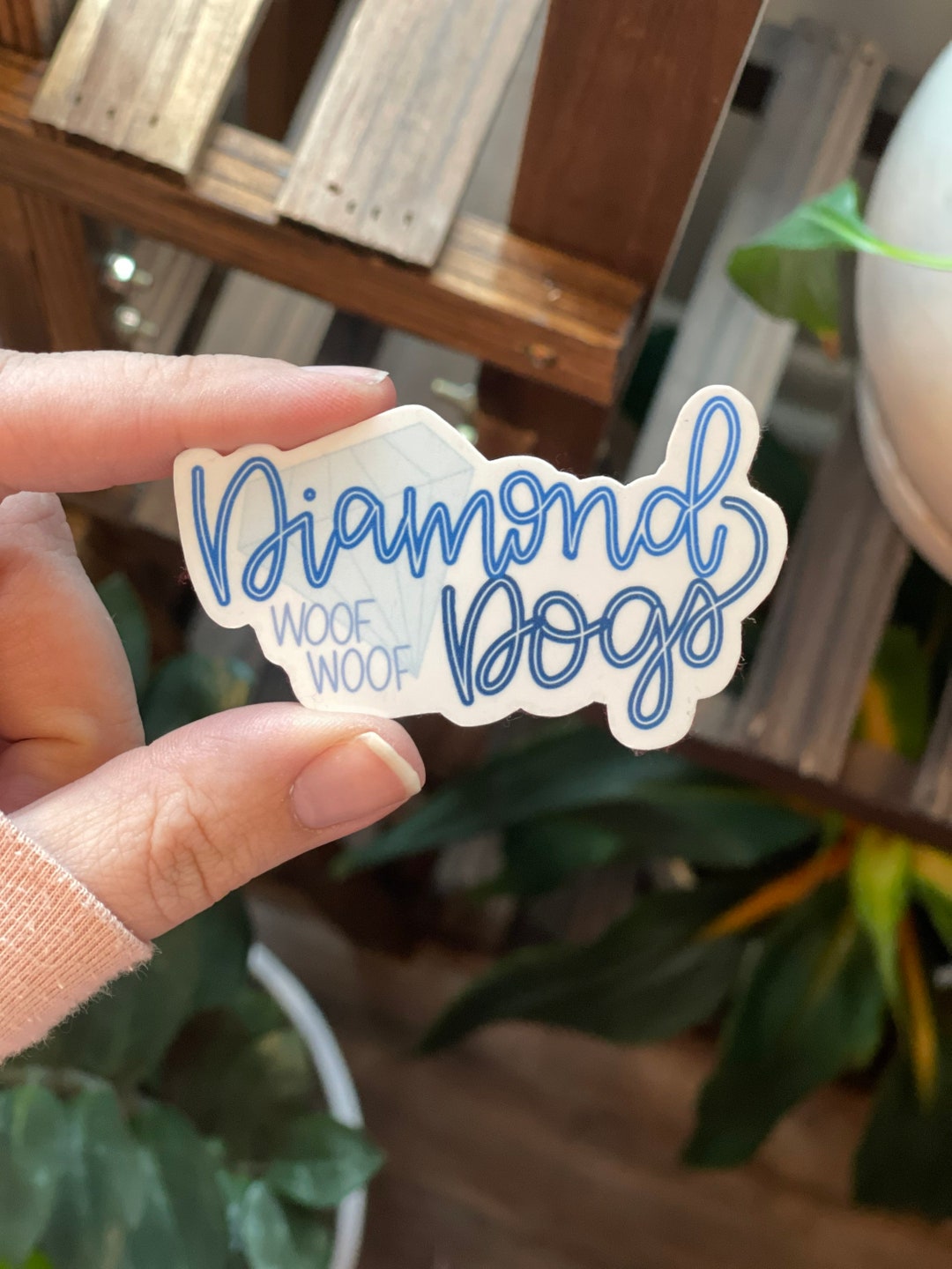 Dimond Dogs Sticker, Lasso Sticker, Gift - Etsy