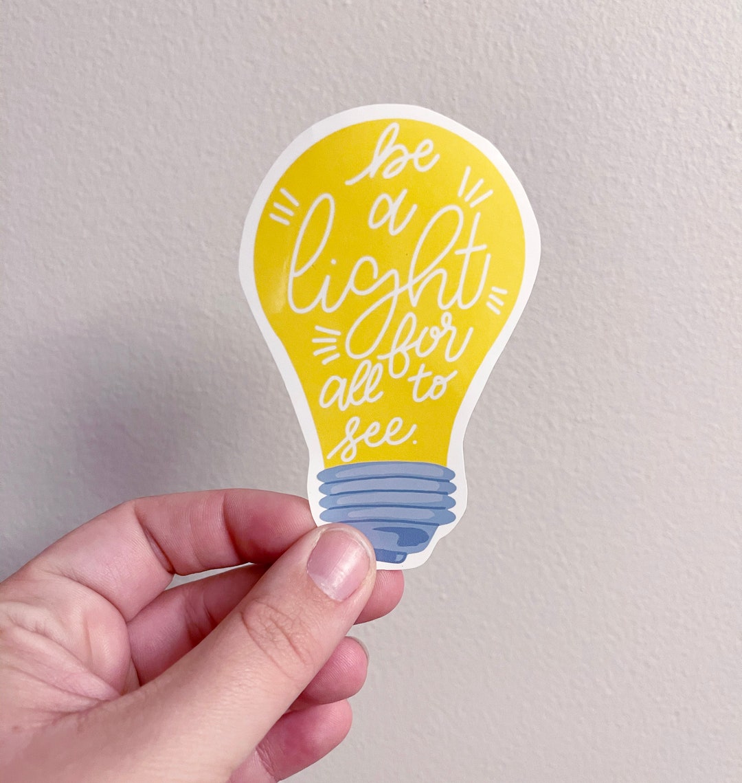 Be a Light Sticker, Bible Verse Sticker, Matthew 5:16, Gift - Etsy