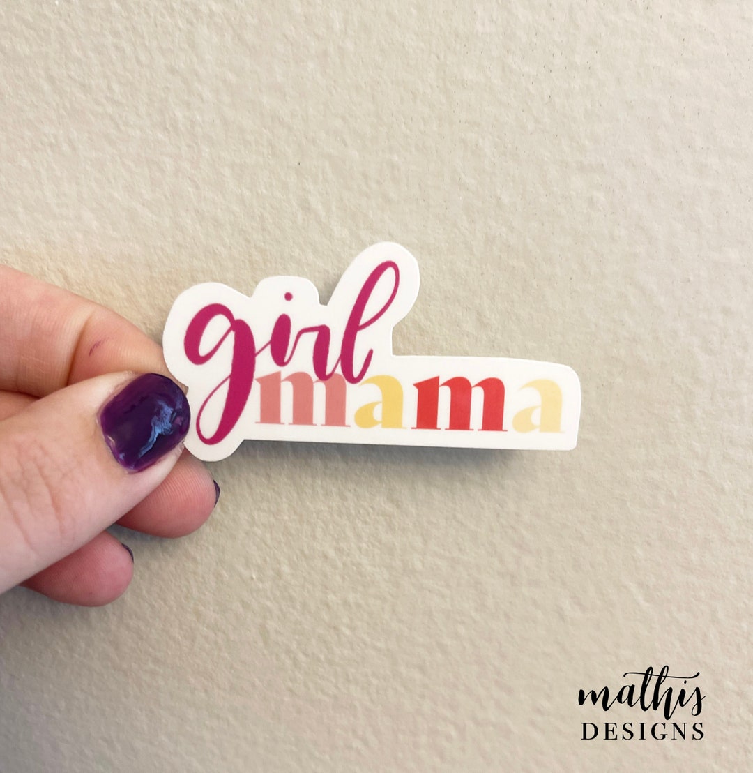 Girl Mama Sticker, Girl Mom Decal, Gift - Etsy